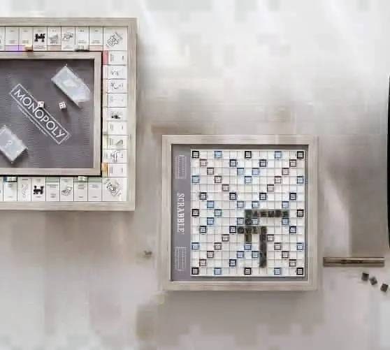 Customisable Multi-Game Box, Monopoly, Scrabble, Cards, Chess, Backgam ...